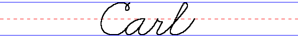 Cursive: Carl